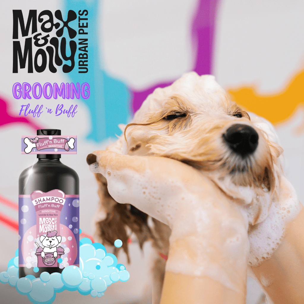 Dog Shampoo Sensitive, Fluff’ n Buff 250ml – Max & Molly Urban Pets