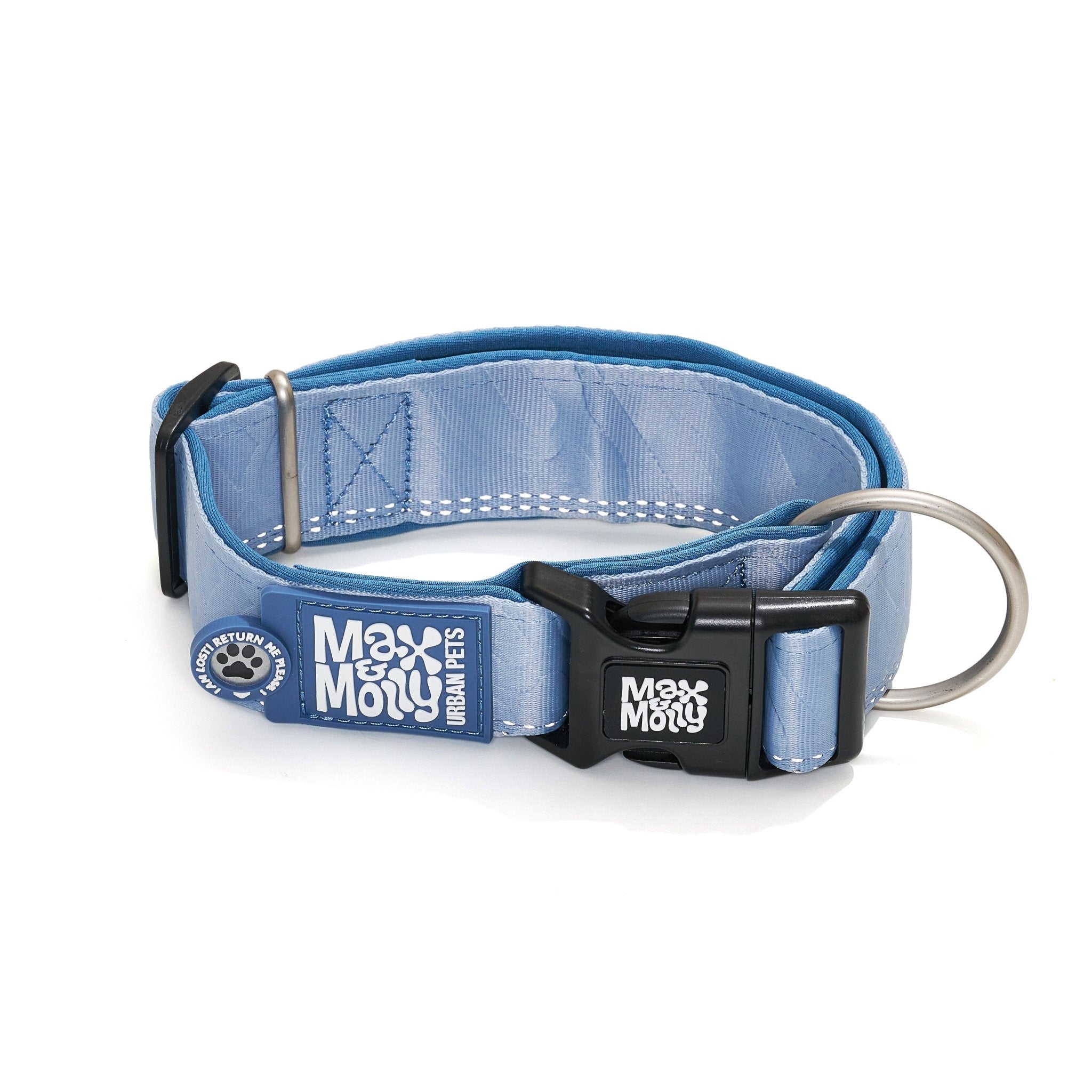 Smart ID Wide Collar - Matrix 2.0 Ocean – Max & Molly Urban Pets