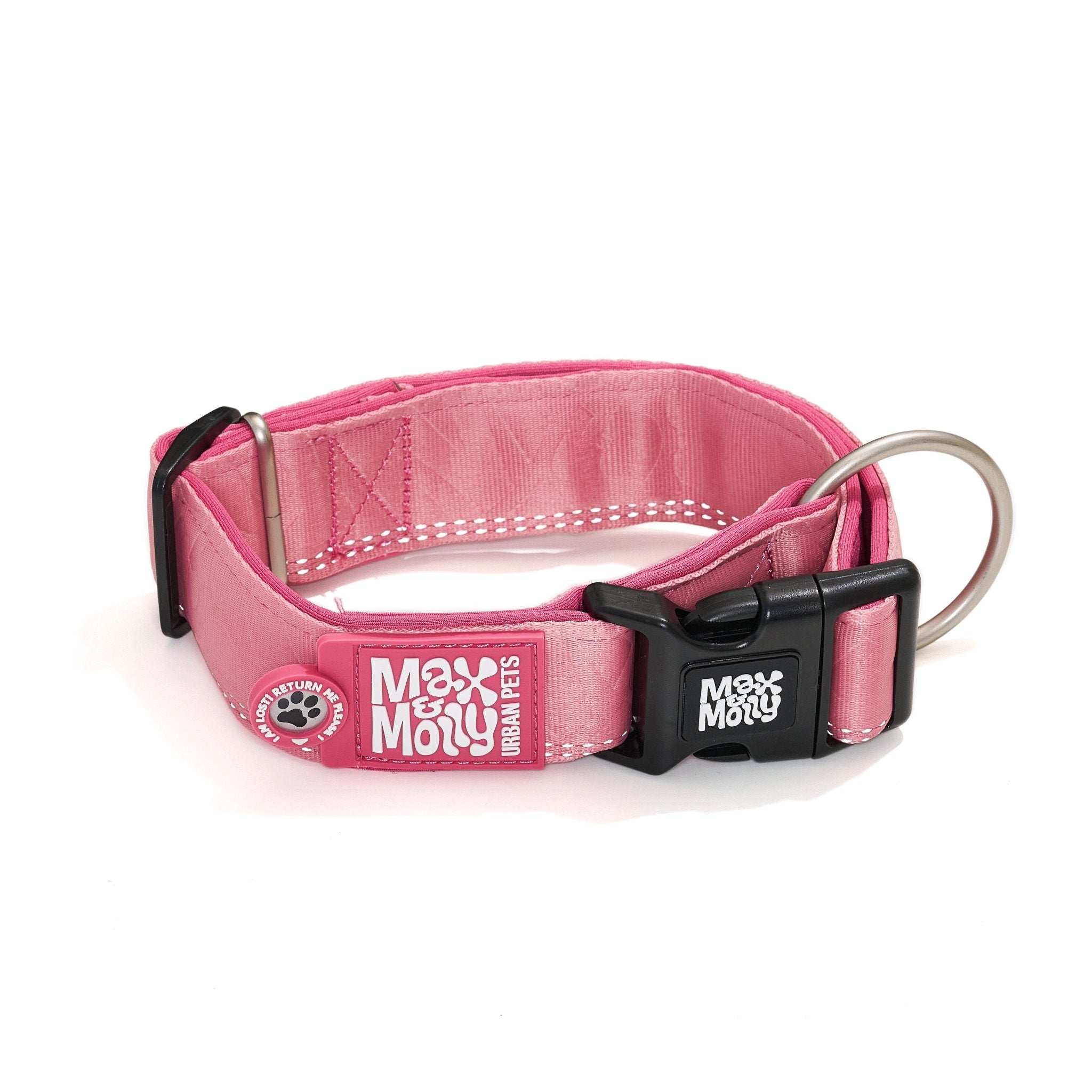 Smart ID Wide Collar - Matrix 2.0 Rose – Max & Molly Urban Pets